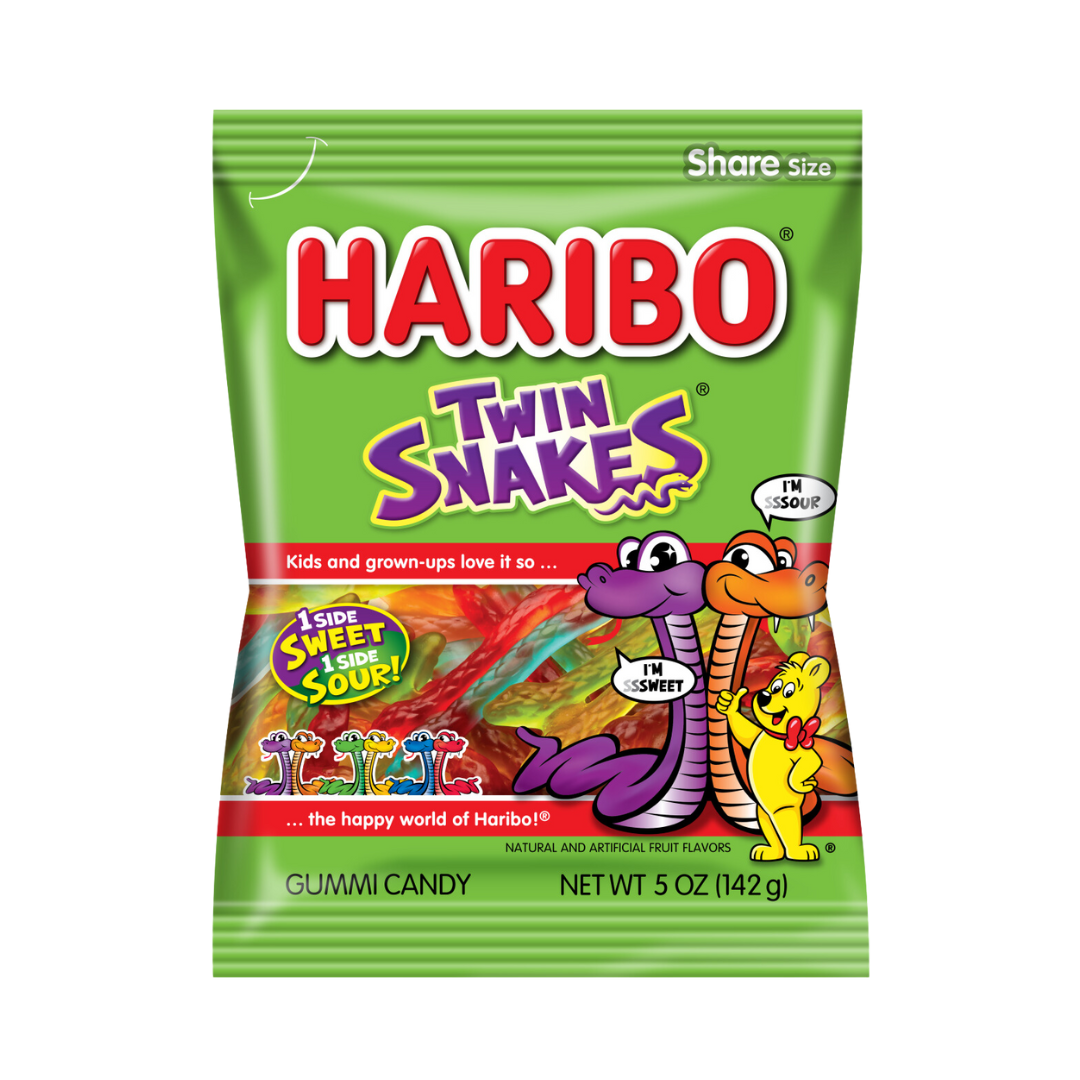 HARIBO TWIN SNAKES GUMMIES | Core Plus Duty Free